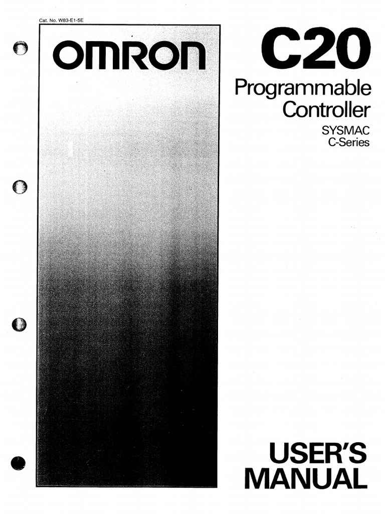 Omron C20 User Manual | PDF
