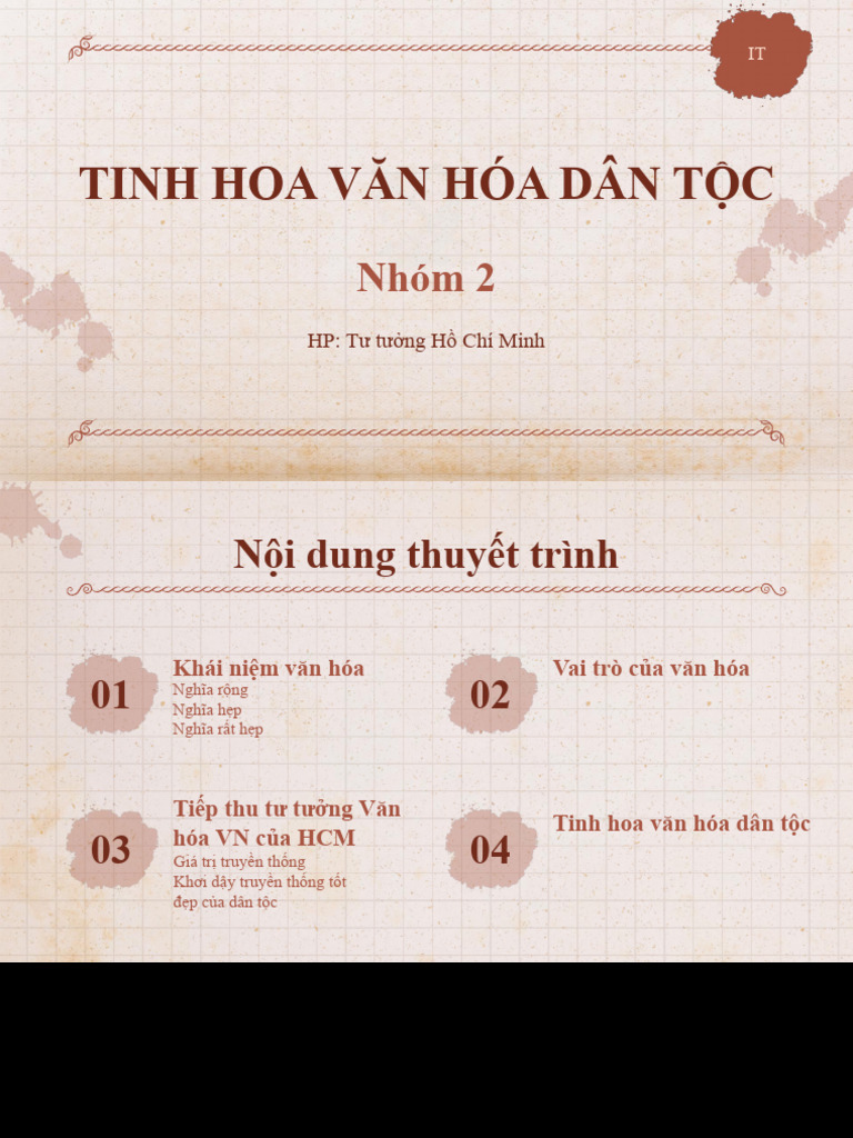 Nhom 2 - Tinh Hoa Van Hoa Dan Toc | PDF