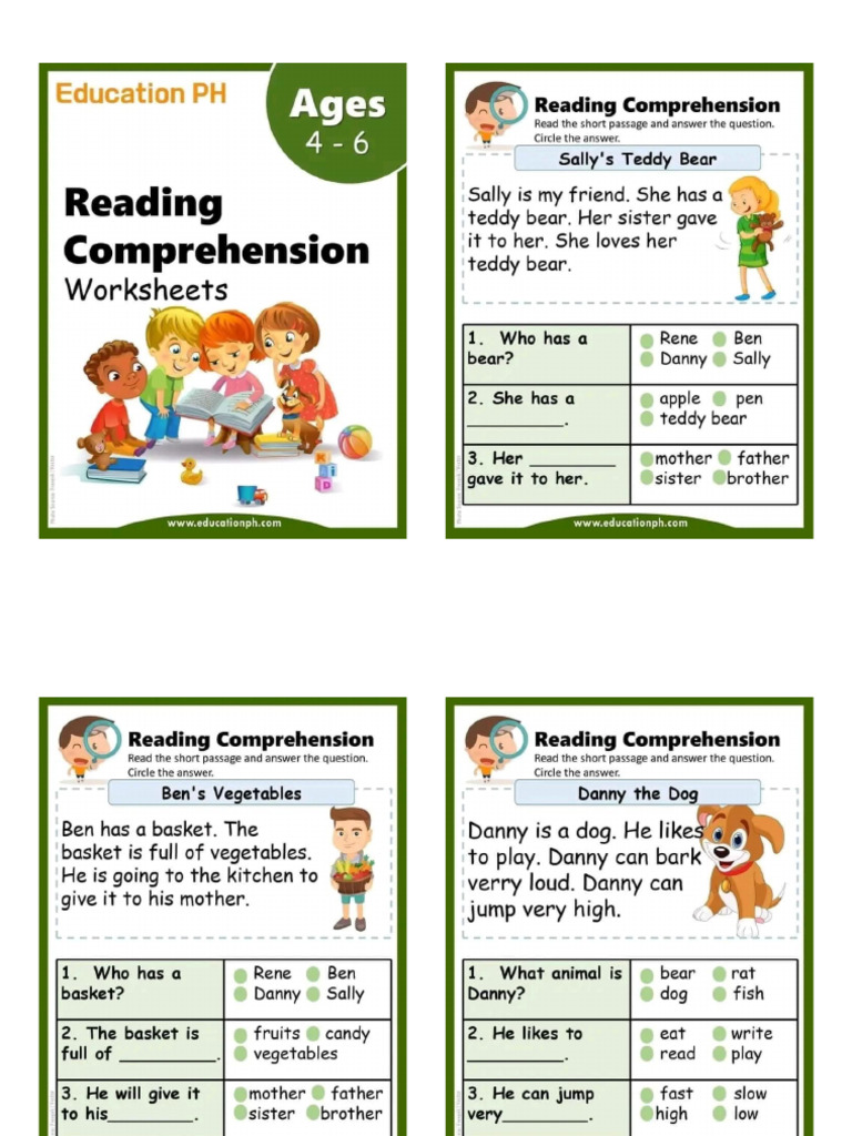 Reading Comprehension Activity Book | PDF