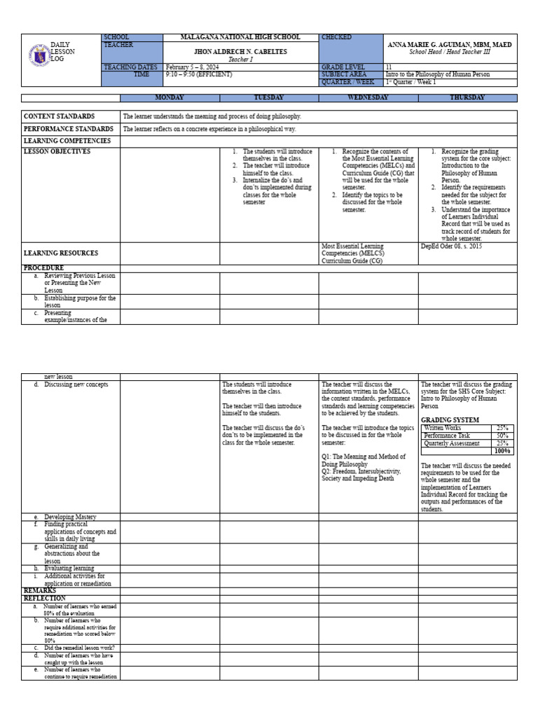 Philo Q1 | PDF | Reason | Truth