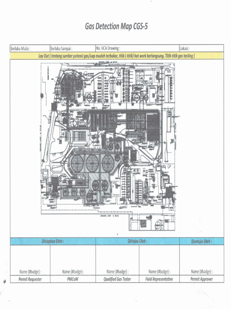 Gas Detection Map CGS 5 | PDF