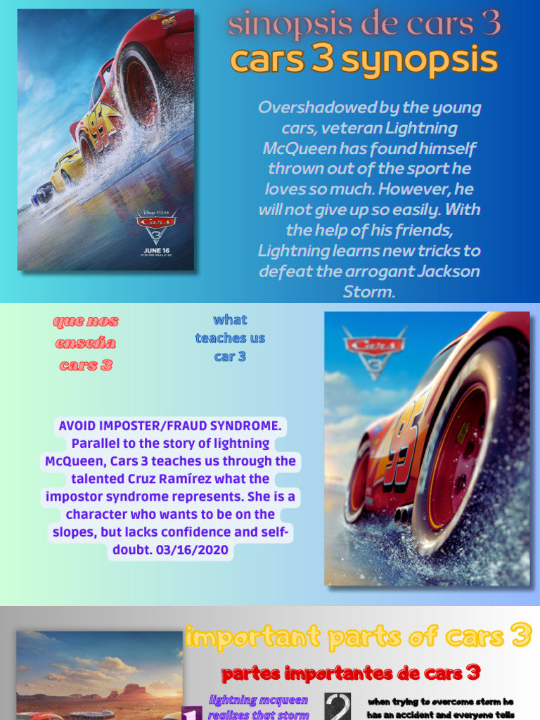 exposicion de cars 3 | PDF