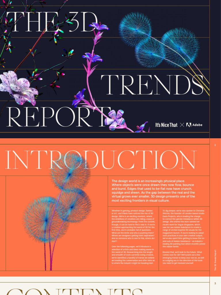 Adobe 3D Trends Report EN | PDF | 3 D Computer Graphics | 3 D Modeling