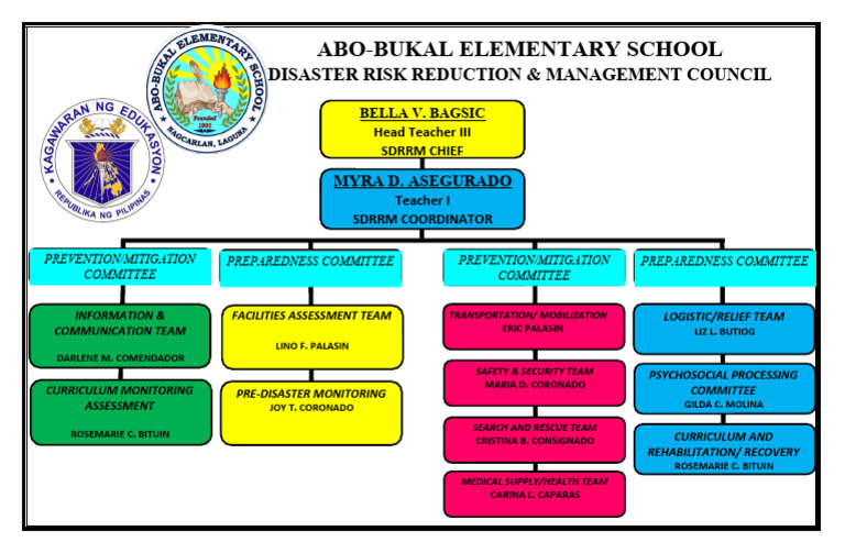 DRRM Organizational Chart | PDF DRRM Organizational Chart | PDF