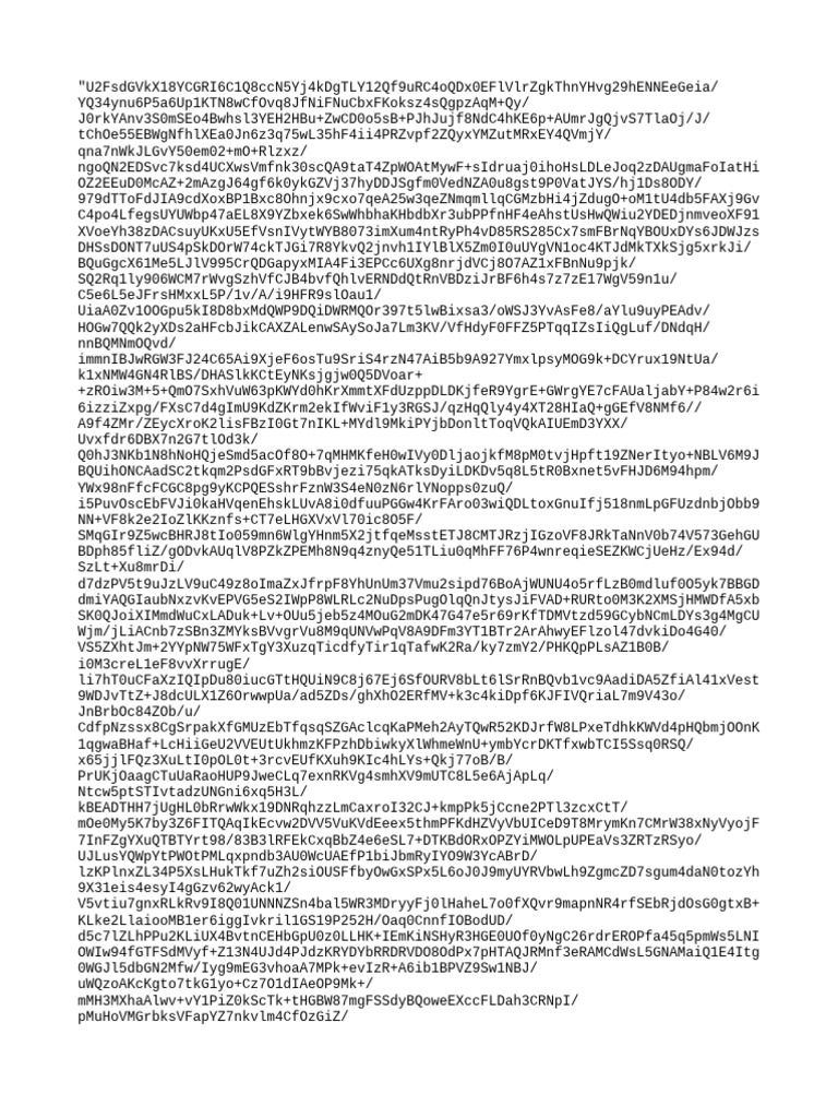 Encrypted Data Document | PDF