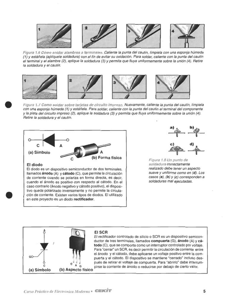 Electronica Digital Cekit 34 Proyectos Practicos para Construir 5 | PDF