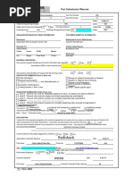 PSW Part Submission Warrant | PDF