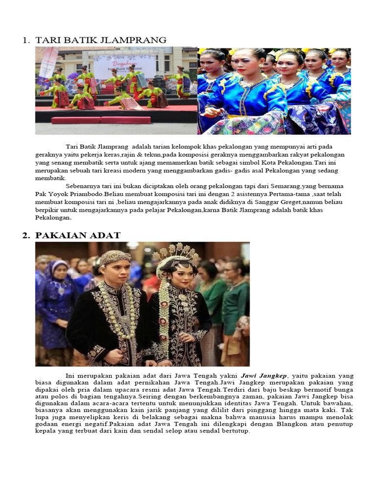 Tari Batik Jlamprang | PDF | Seni