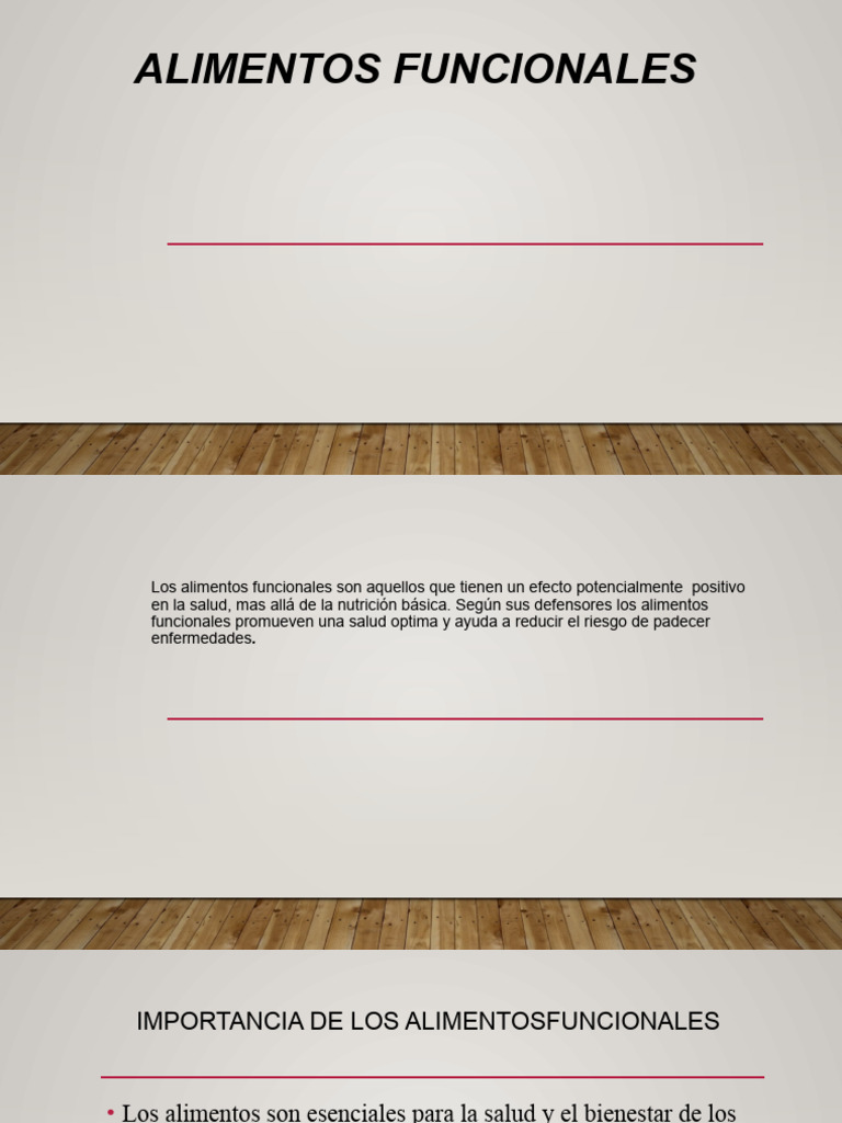 Alimentos Funcionales | PDF