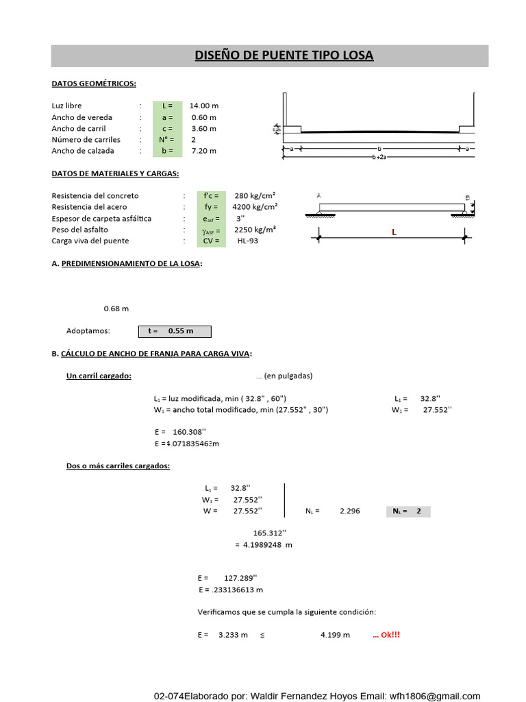 Diseno_de_puente_tipo_losa | PDF | Ingeniería estructural | Deformación ... Diseno_de_puente_tipo_losa | PDF | Ingeniería estructural | Deformación ...