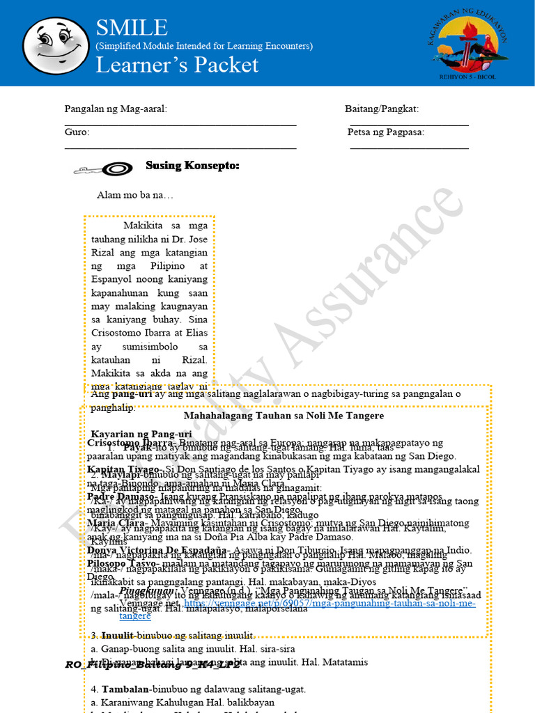 SMILE Q4 LRNG Pac 2 EDITED | PDF