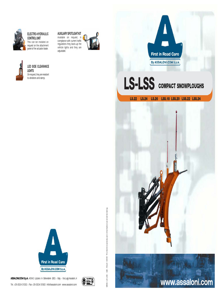 LS LSS - GB - Rev.0 0309 | PDF | Equipment | Manufactured Goods