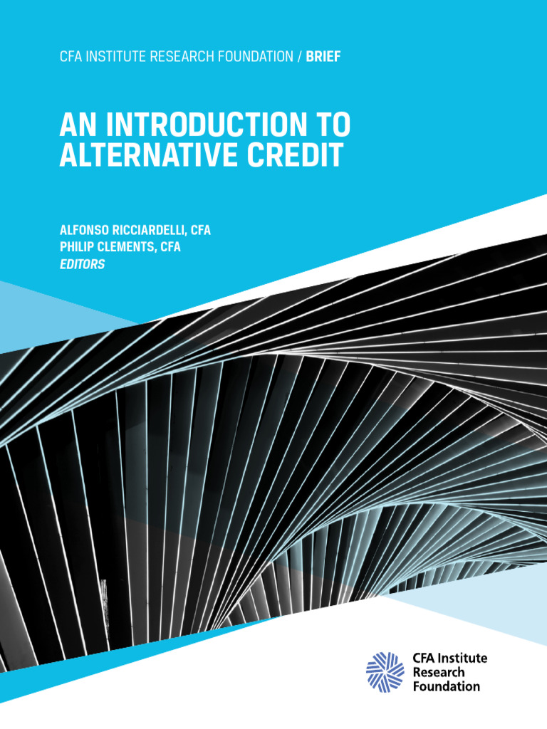 Introduction to Alt Credit CFA | PDF | Financial Markets | Financial Risk