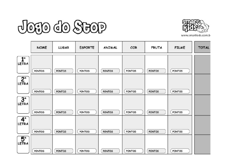 Jogo Stop | PDF