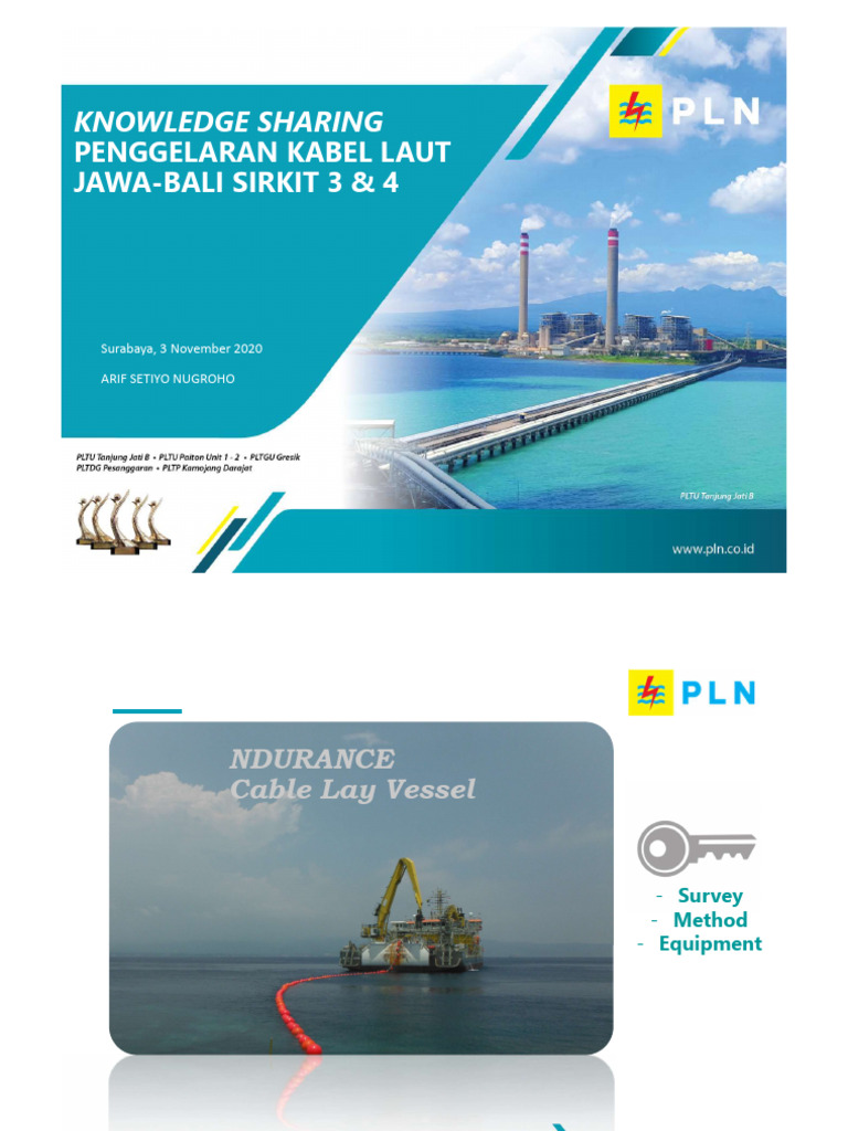 Penggelaran Kabel Laut Jawa-Bali Sirkit 3&4 - 12871 | PDF