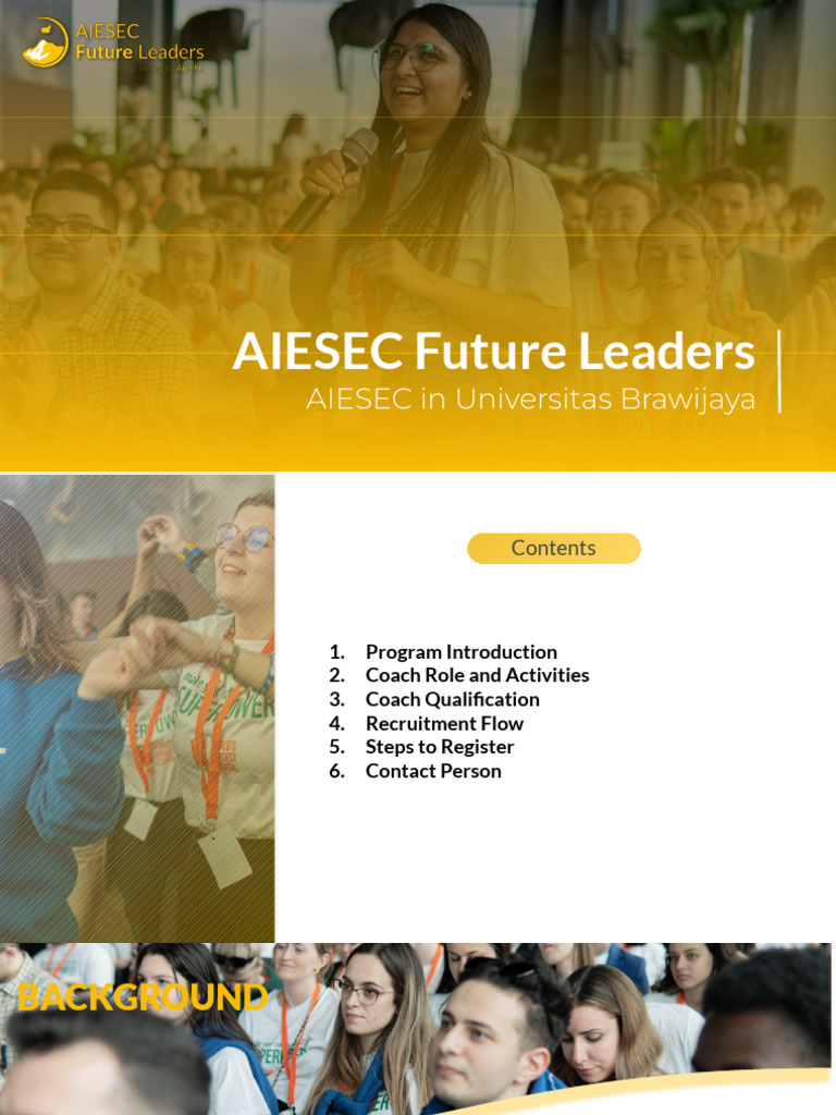 AIESEC Future Leaders Program Overview | PDF | Leadership | Experience