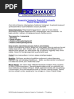 MOON Post-Operative Rotator Cuff Repair Immediate Therapy Protocol ...