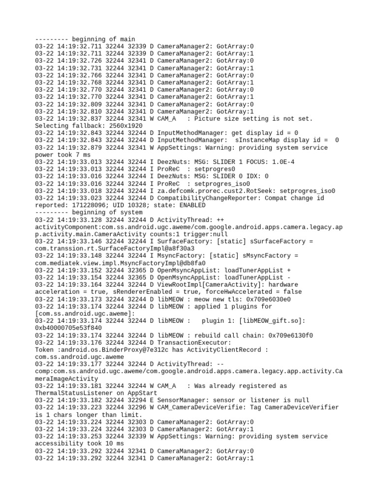 Log Cat 1711091972464 | PDF | Java (Programming Language) | Programming Paradigms