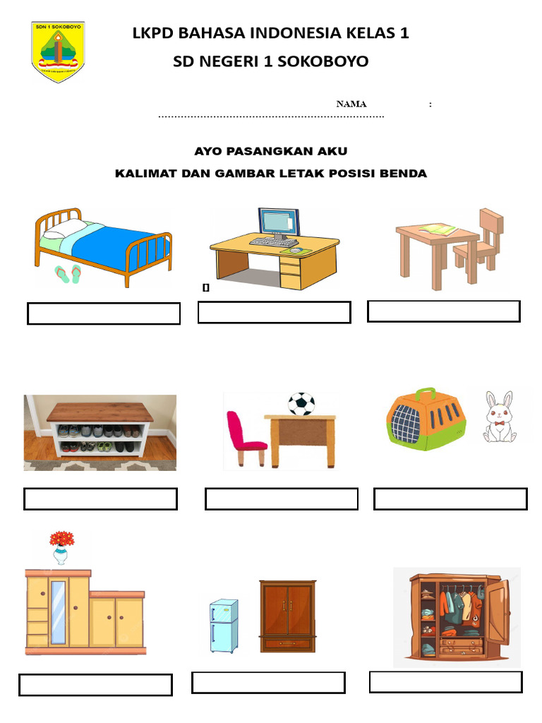 LKPD Bahasa Indonesia Kelas 1 | PDF