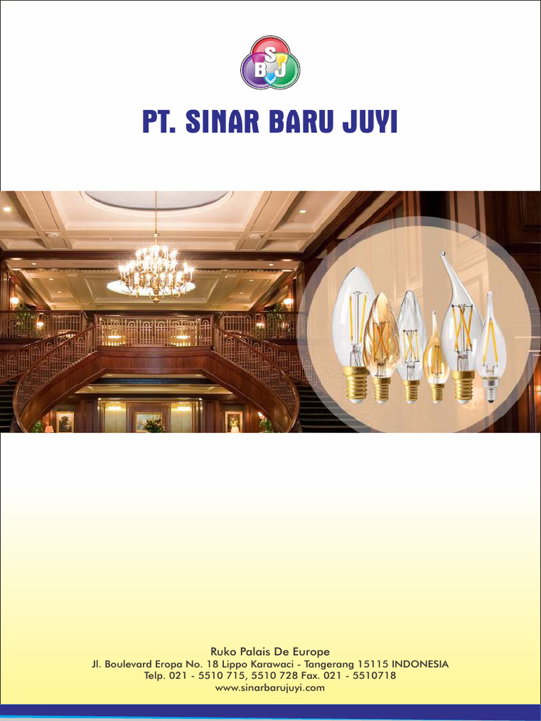 KATALOG LAMPU SINAR BARU JUYI | PDF | Incandescent Light Bulb | Light Emitting Diode
