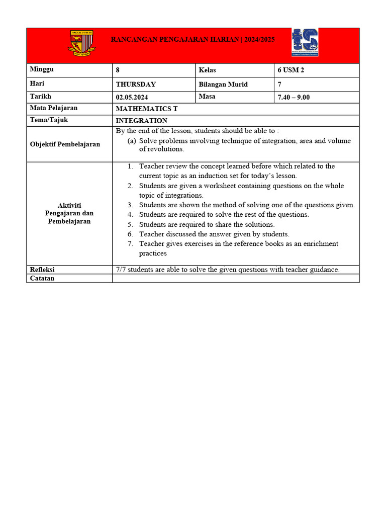 Contoh Penulisan RPH | PDF | Career & Growth | Art