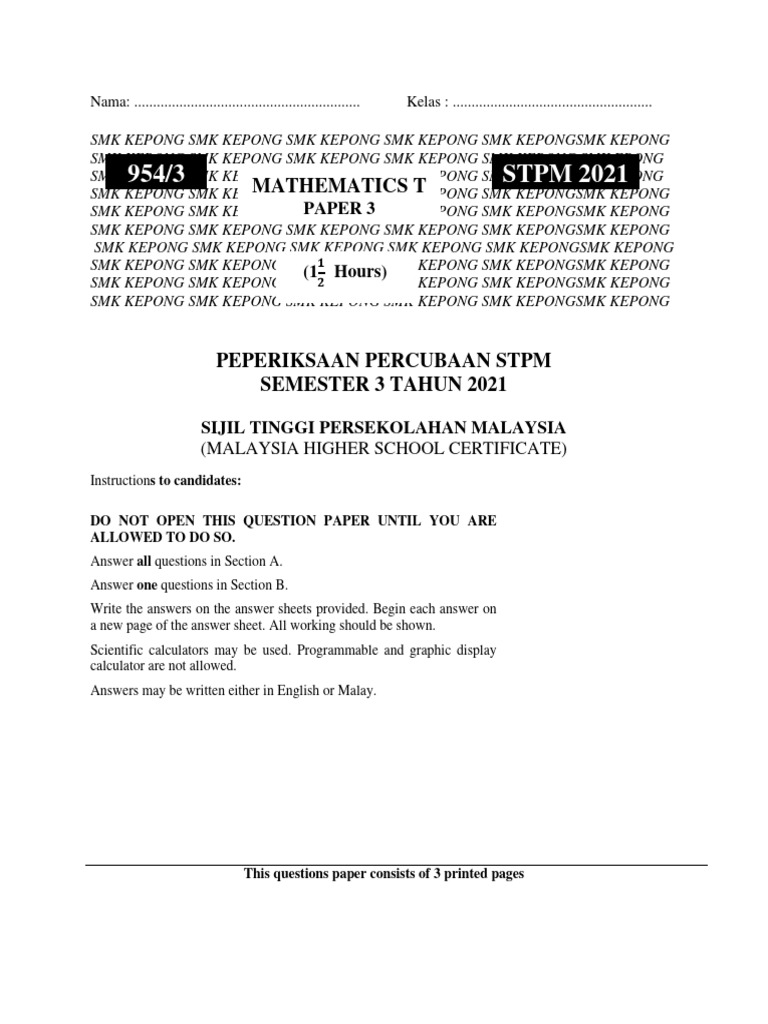 Contoh Muka Depan | PDF