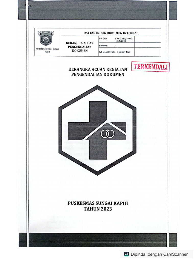 Kak Pengendalian Dokumen | PDF