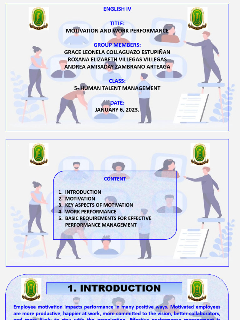 Motivation and Work Performance | PDF | Motivation | Motivational