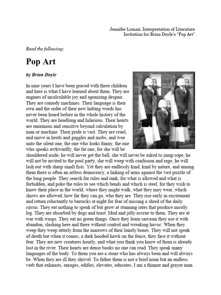 Jennifer Loman Writing Diagnotic Pop Art - 1 | PDF | General Fiction