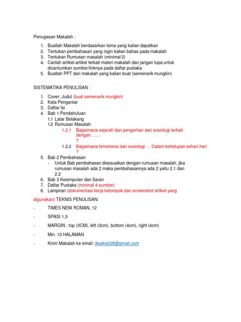 Penugasan Makalah Keterkaitan Sosiologi Dengan Keagamaan | PDF Penugasan Makalah Keterkaitan Sosiologi Dengan Keagamaan | PDF