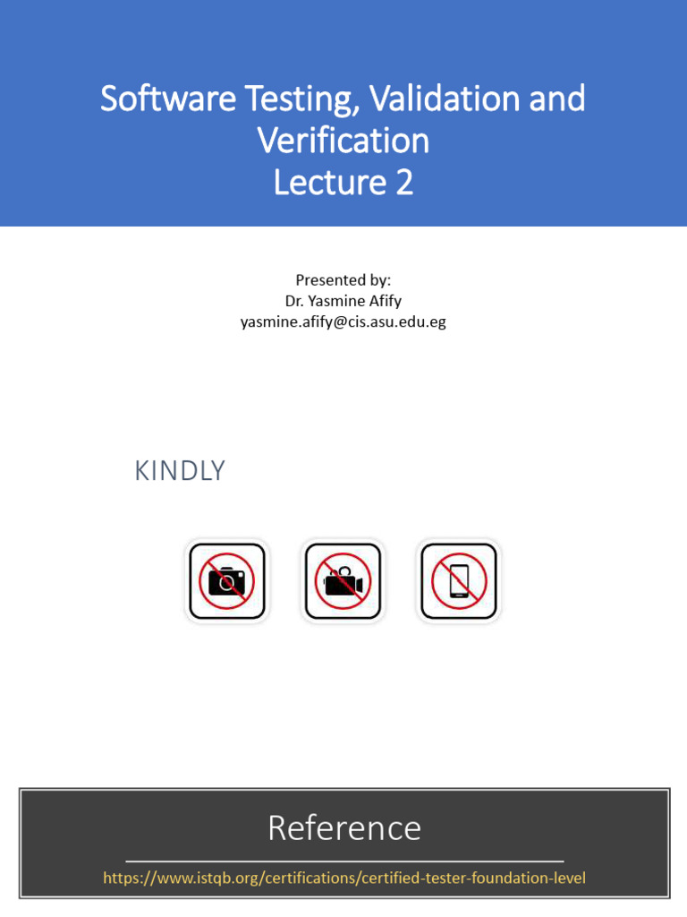 Lec 2 | PDF | Software Testing | Technology Development