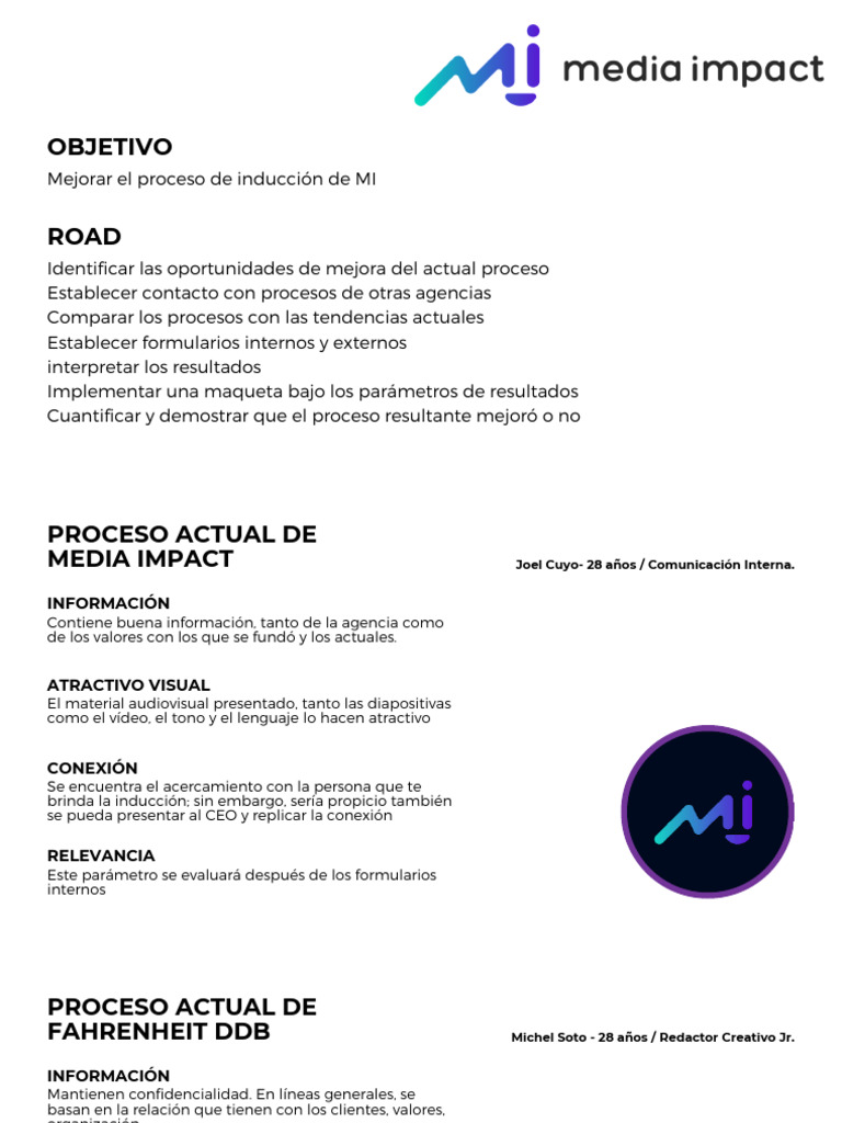Proceso De Inducción Pdf