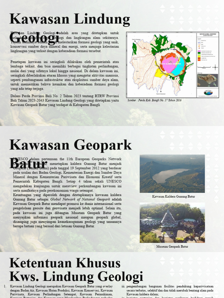 Kawasan Lindung Geologi | PDF