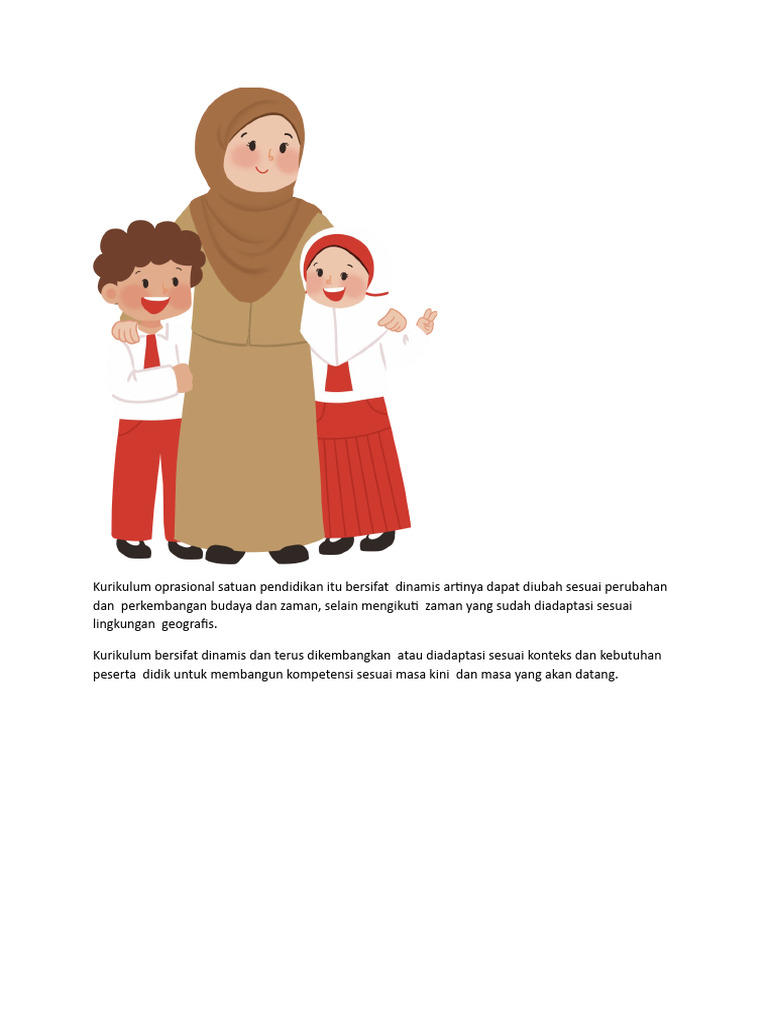 Kurikulum Oprasional Satuan Pendidikan Itu Bersifat Dinamis Artinya ...