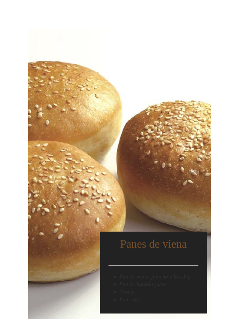 Pan de Viena | PDF | Panes | Alimentos basicos