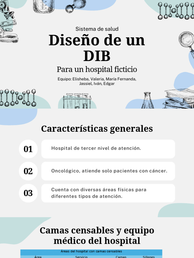 Diseño de un DIB para un hospital ficticio | PDF | Hospital | Medicina