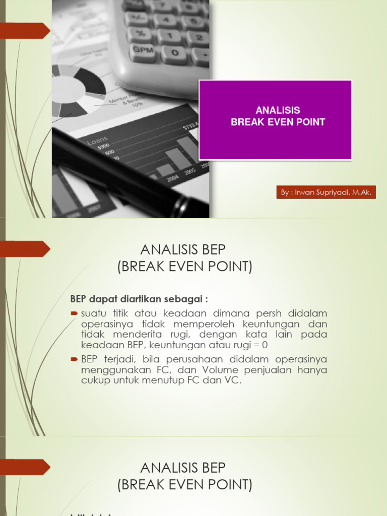 Analisis Break Even Point | PDF