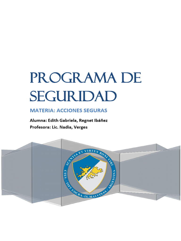Programa de Seguridad | PDF | Hospital