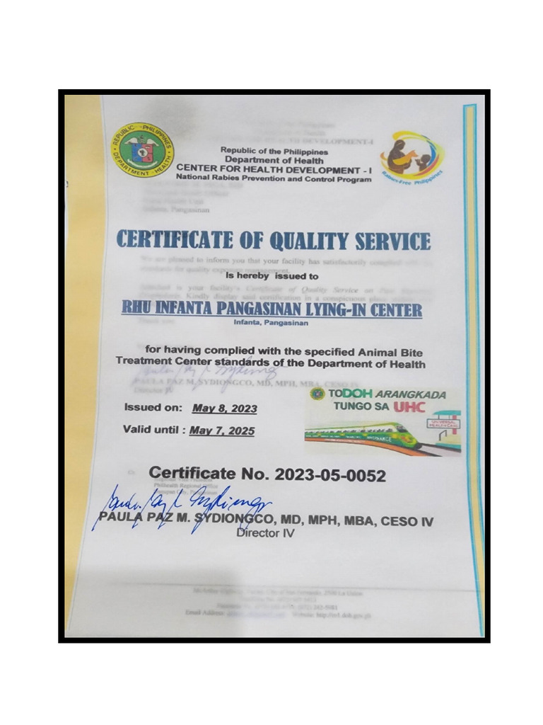 Abtc Certificate | PDF