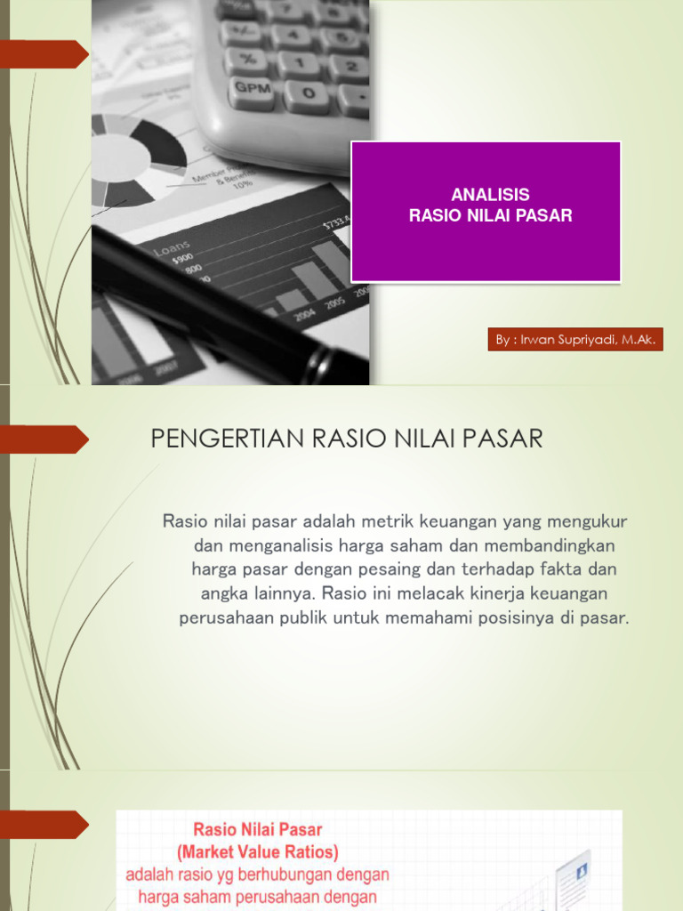 Analisis Rasio Nilai Pasar Saham | PDF