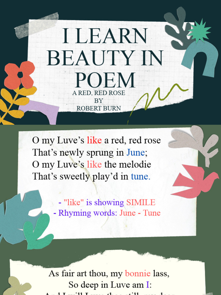 I Learn Beauty in Poem | PDF | Language Arts & Discipline | General Fiction