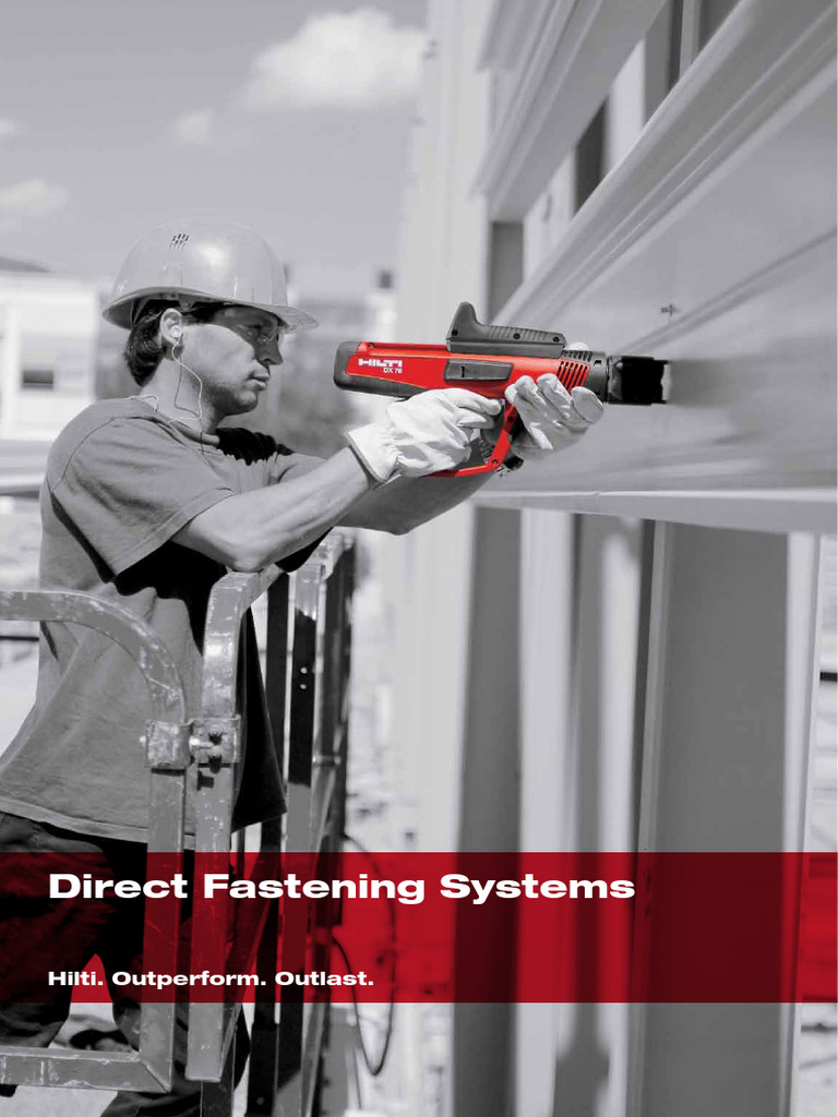 Hilti Direct Fastening System | PDF | Concrete | Materials