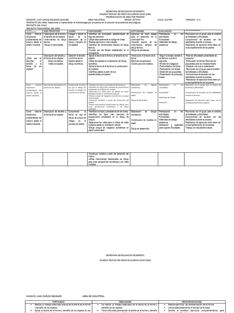 Dibujo Tecnico I Octavo | PDF | Dibujo | Diseño