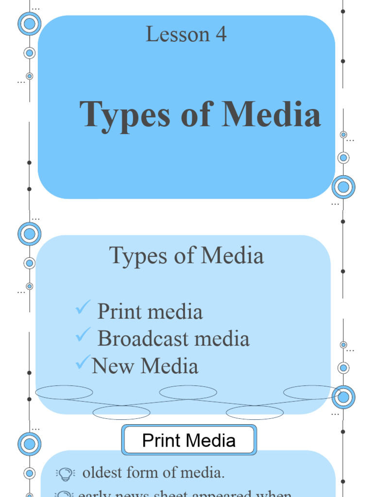 Lesson 4 | PDF | Mass Media | Newspapers