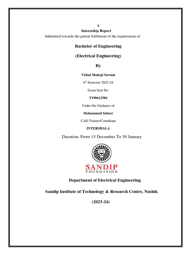 Intershala Autocad Training Report Pdf Autodesk Auto Cad
