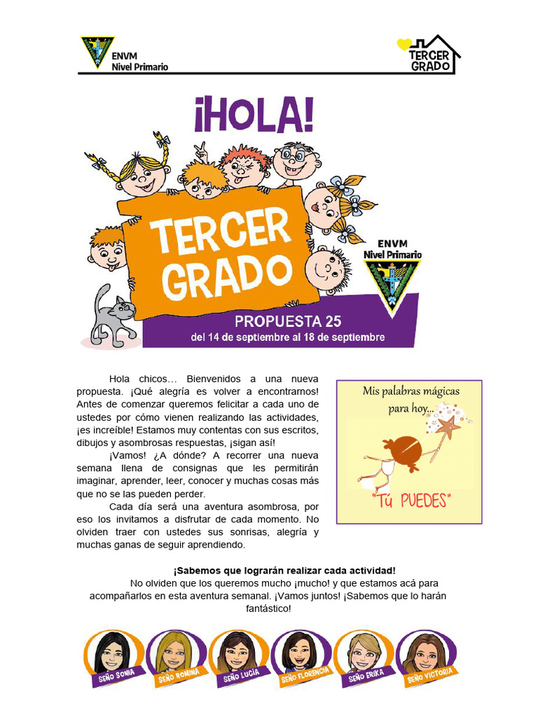 Tercer Grado 1 | PDF