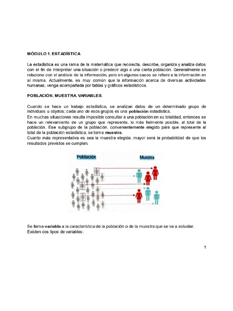 Tema 1 - Estad-Stica Aplicada | PDF