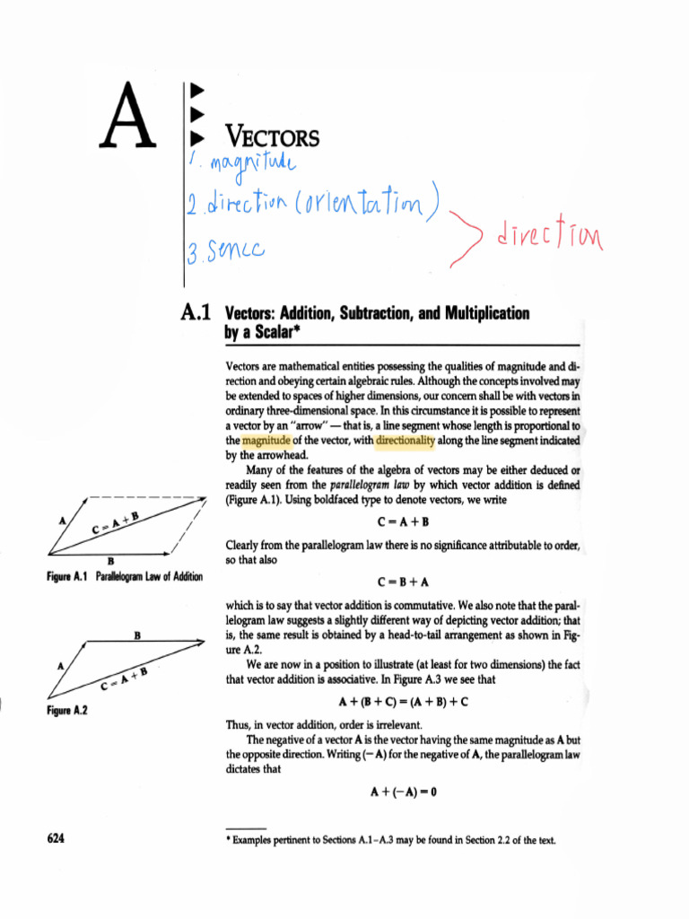 Vectors | PDF