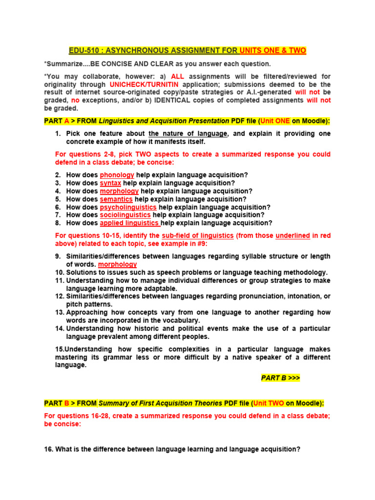 Edu510 30jan24 Asynch Task Two Pdf Language Acquisition Linguistics