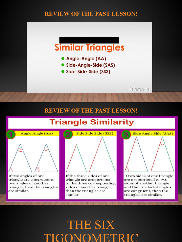 G9 Math Q4 - Week 1 - 2-Six Trigonometric Ratio | PDF | Trigonometric ...